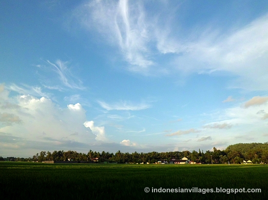 The Indonesian Villages In Beautiful Natural Landscape | Indonesian ...