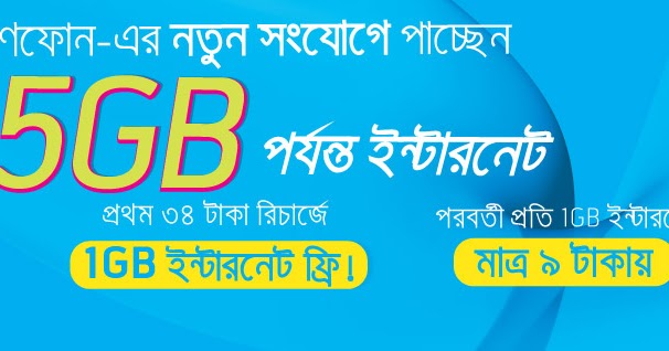 Information: NEW GRAMEENPHONE CONNECTION OFFER WITH INTERNET