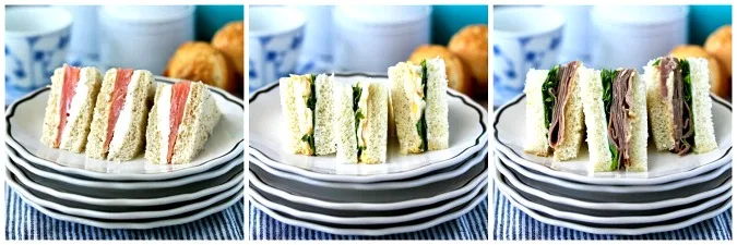 Assorted Tea Sandwiches for Afternoon Tea | Karen's Kitchen Stories