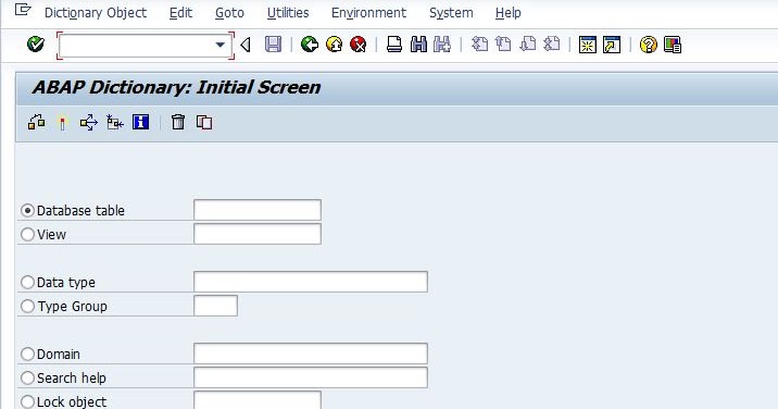 DATA DICTIONARY ~ Sap Tutor