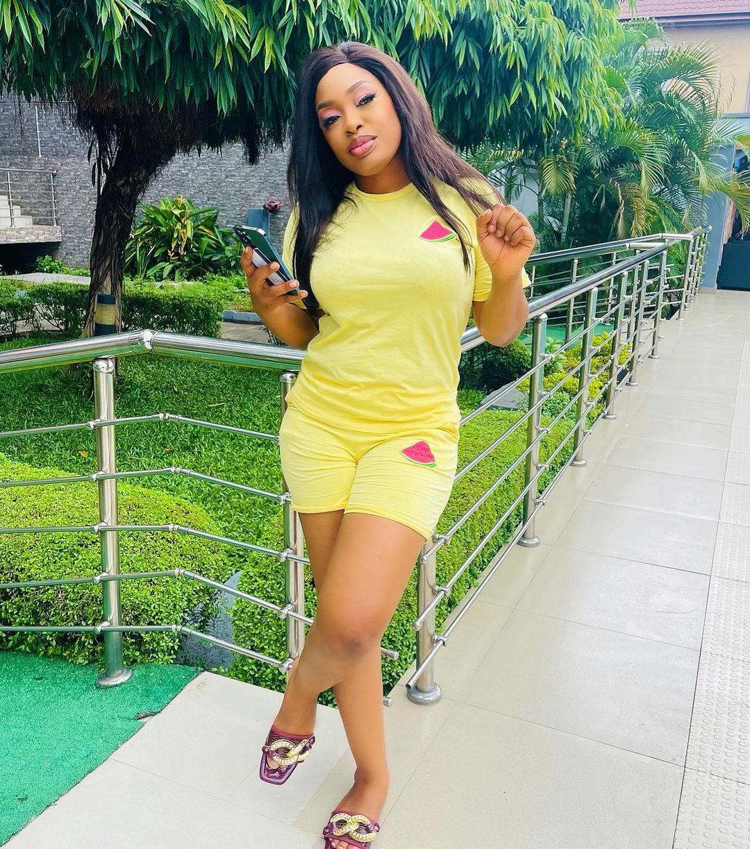 Pictures of Nuella Njubigbo standing tall