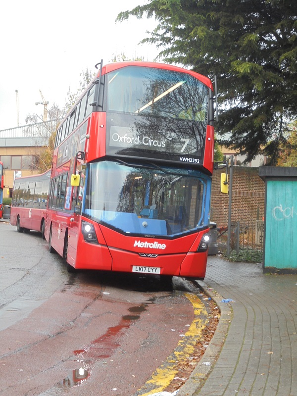 London buses one bus at a time: the return: The NUMBER 7 Route