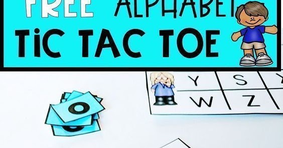 Kindergarten and Mooneyisms: Free Alphabet Tic Tac Toe