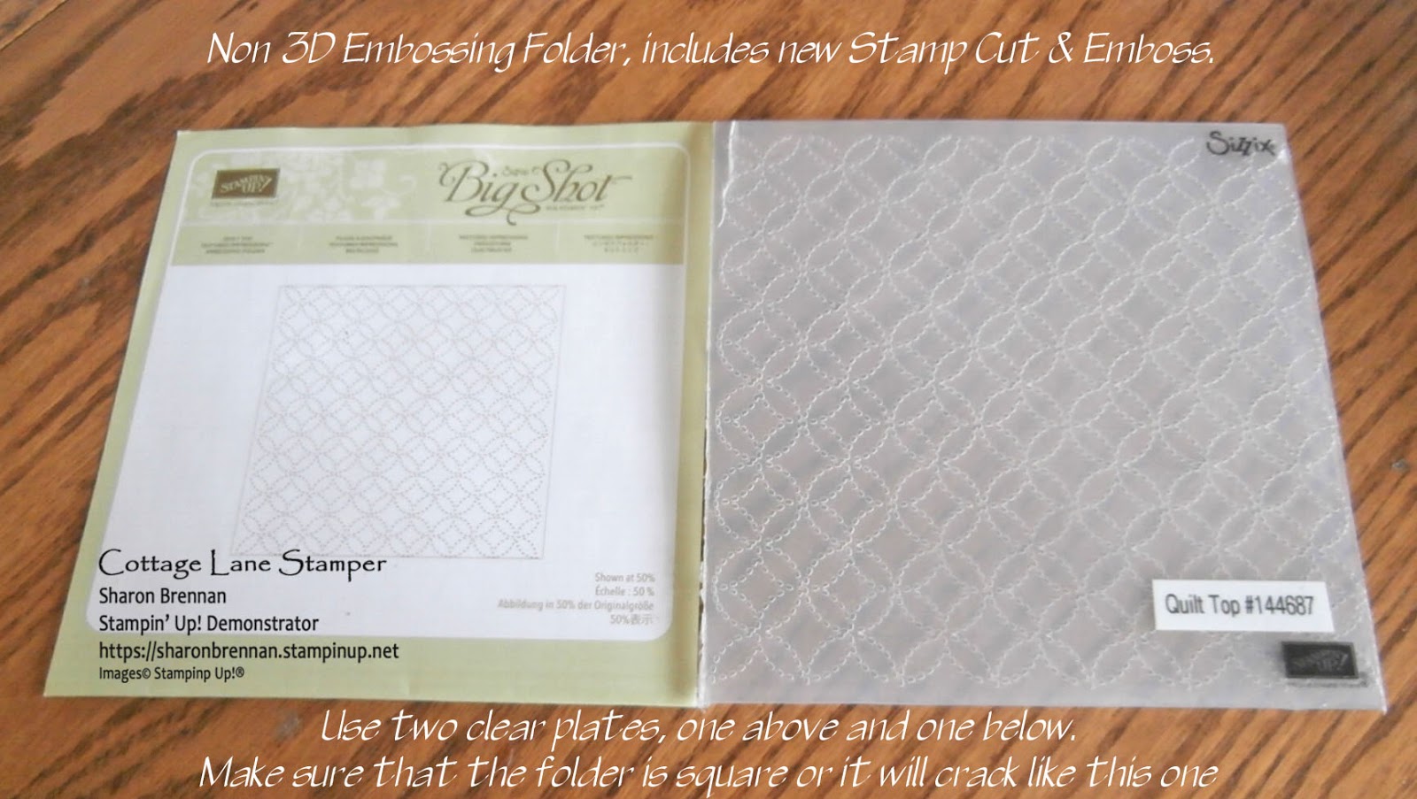 Cottage Lane Stamper: Embossing Folder Tips: What plate to use with ...