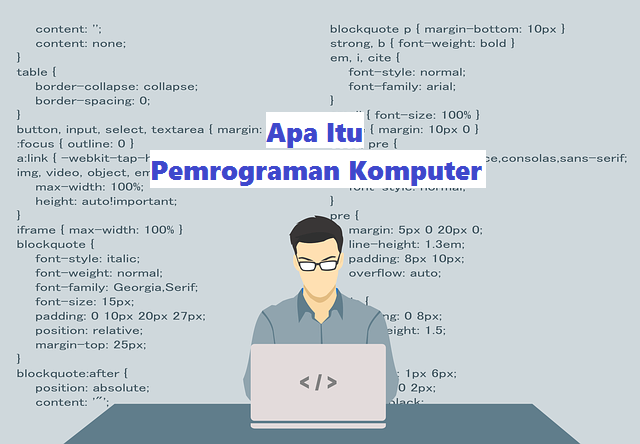Apa Itu Pemrograman Komputer - syarif soden | Panduan Belajar ...