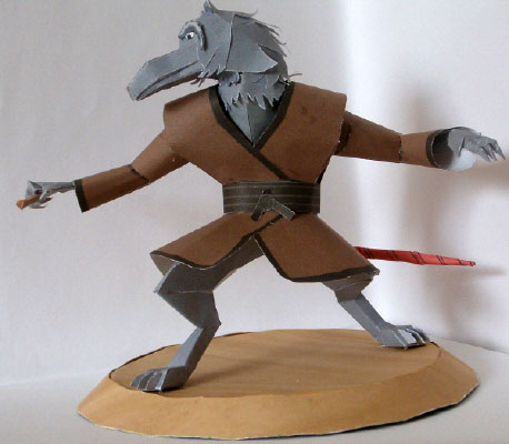 Teenage Mutant Ninja Turtles: Master Splinter Papercraft | Paperized Crafts