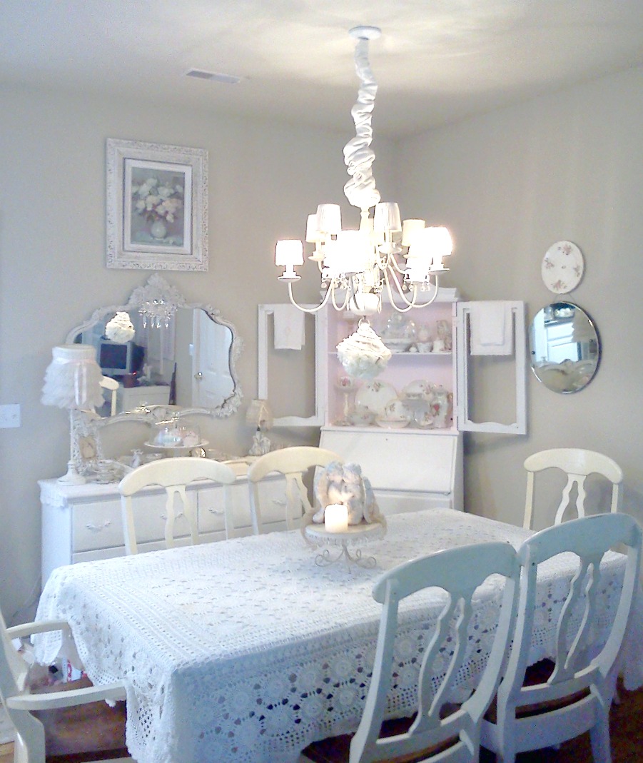 Olivia's Romantic Home: Shabby Chic Dining Room Transformation