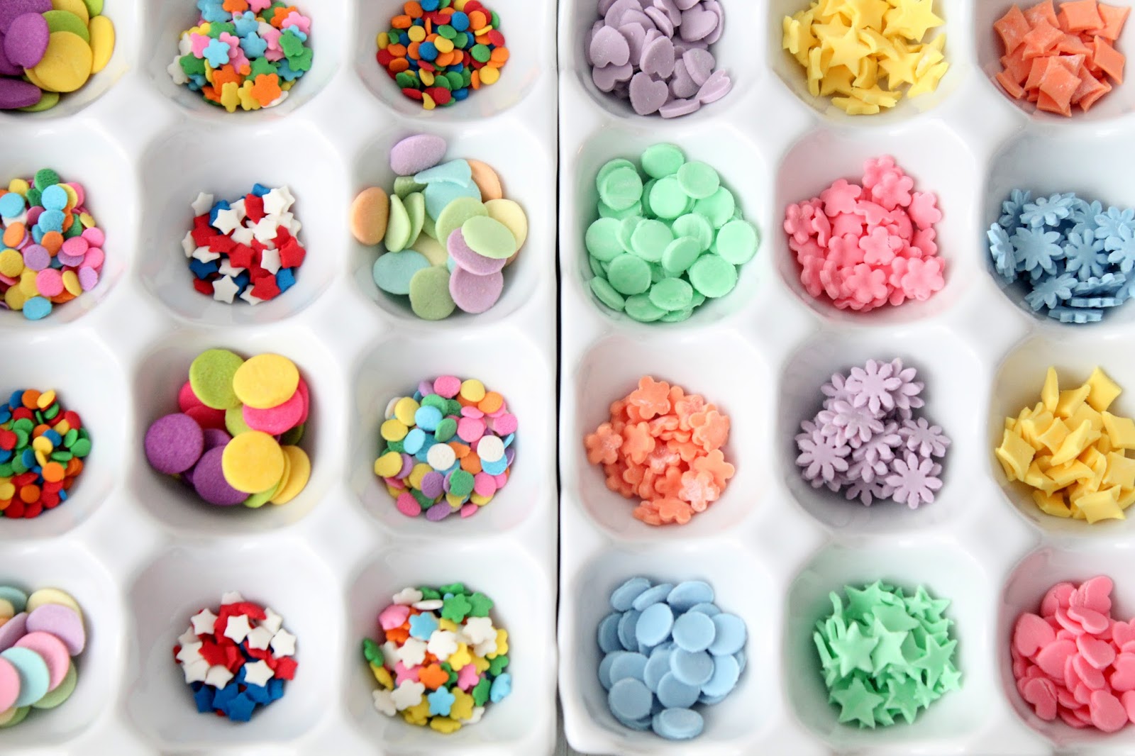 Cherry Tea Cakes: Homemade Sprinkles!