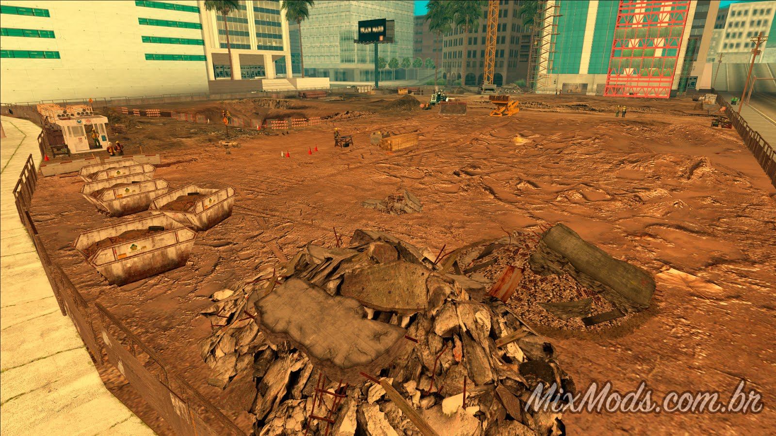 INSANITY Construction Site by Ezekiel - MixMods - Mods para GTA SA e outros