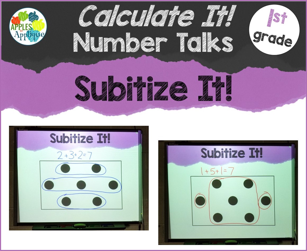 Apples to Applique: Subitize It! Number Talks