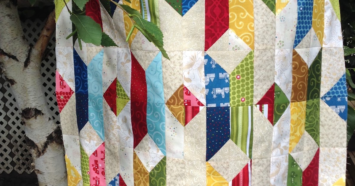 QUILTERS...ENJOY COLOUR! : Split Triangle Row Quilt (Step 2)