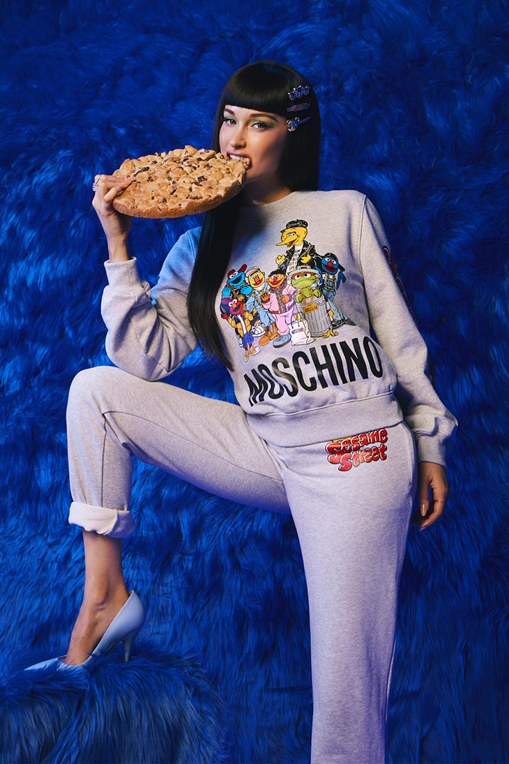 Moschino x Sesame Street Campaign starring Kacey Musgraves