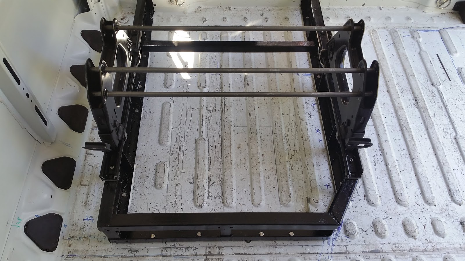 Ultimate Promaster Conversion: Second Row Seat Platform