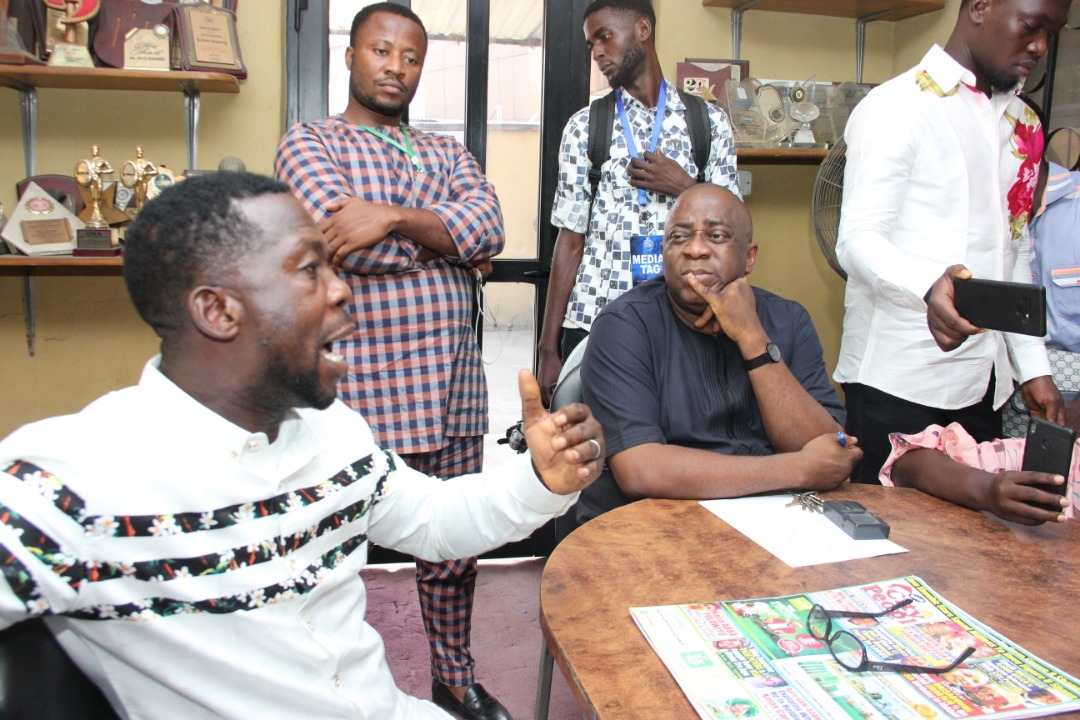 GENESIS PASTOR, PROPHET OLADELE ISRAEL STORMS CITY PEOPLE OFFICE WITH ...