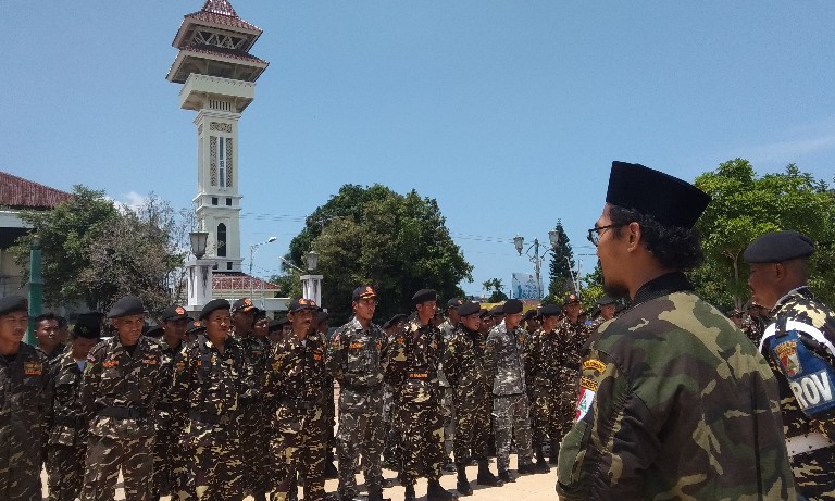 Ansor Rembang Sukseskan Apel Banser di Kudus - Berita Rembang Cyber