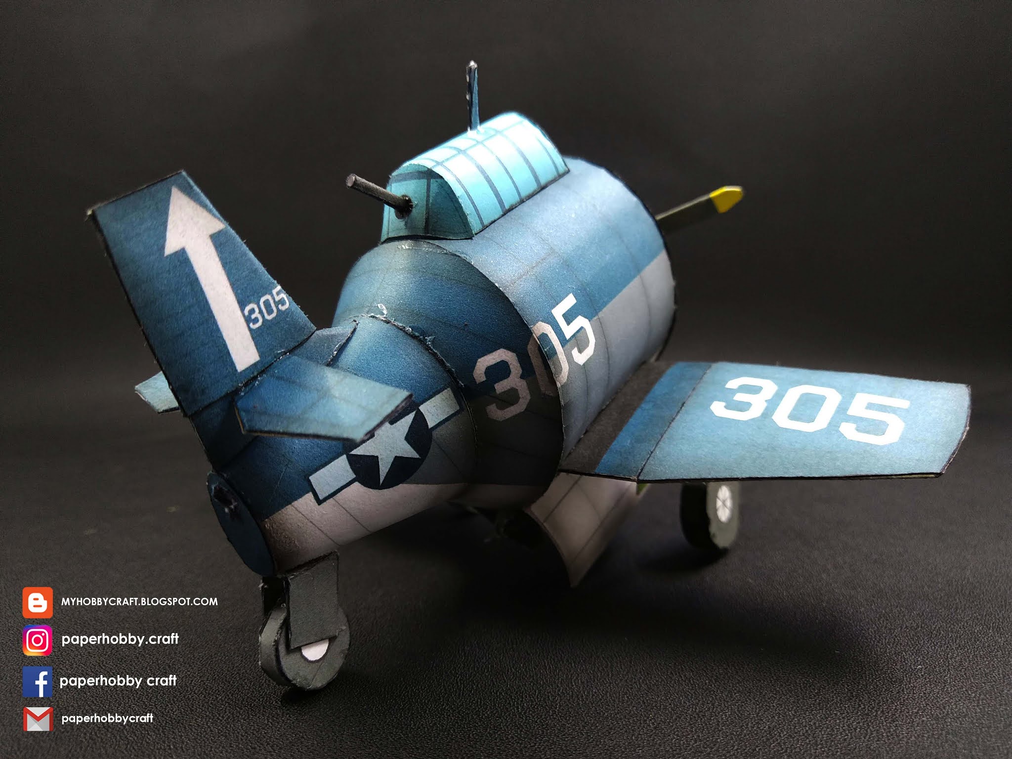 paperhobby: GRUMMAN TBF AVENGER TOON SCALE PAPERMODEL
