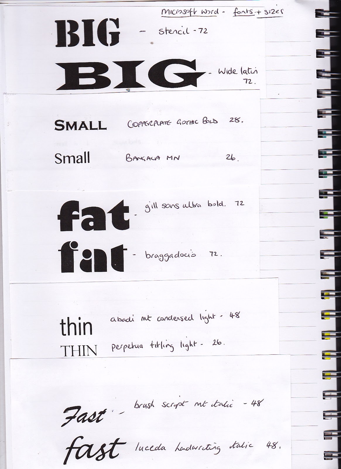 Debbie's Illustration Log: Exercise Text and Image