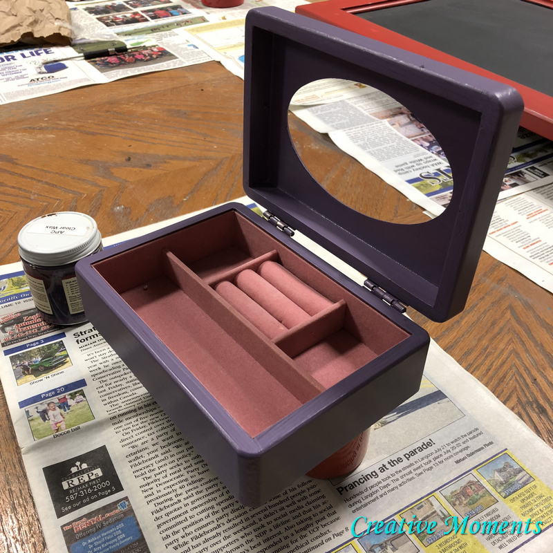 Custom Purple Jewelry Box