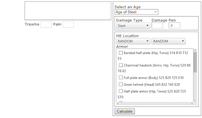 Centuria: Damage Calculator