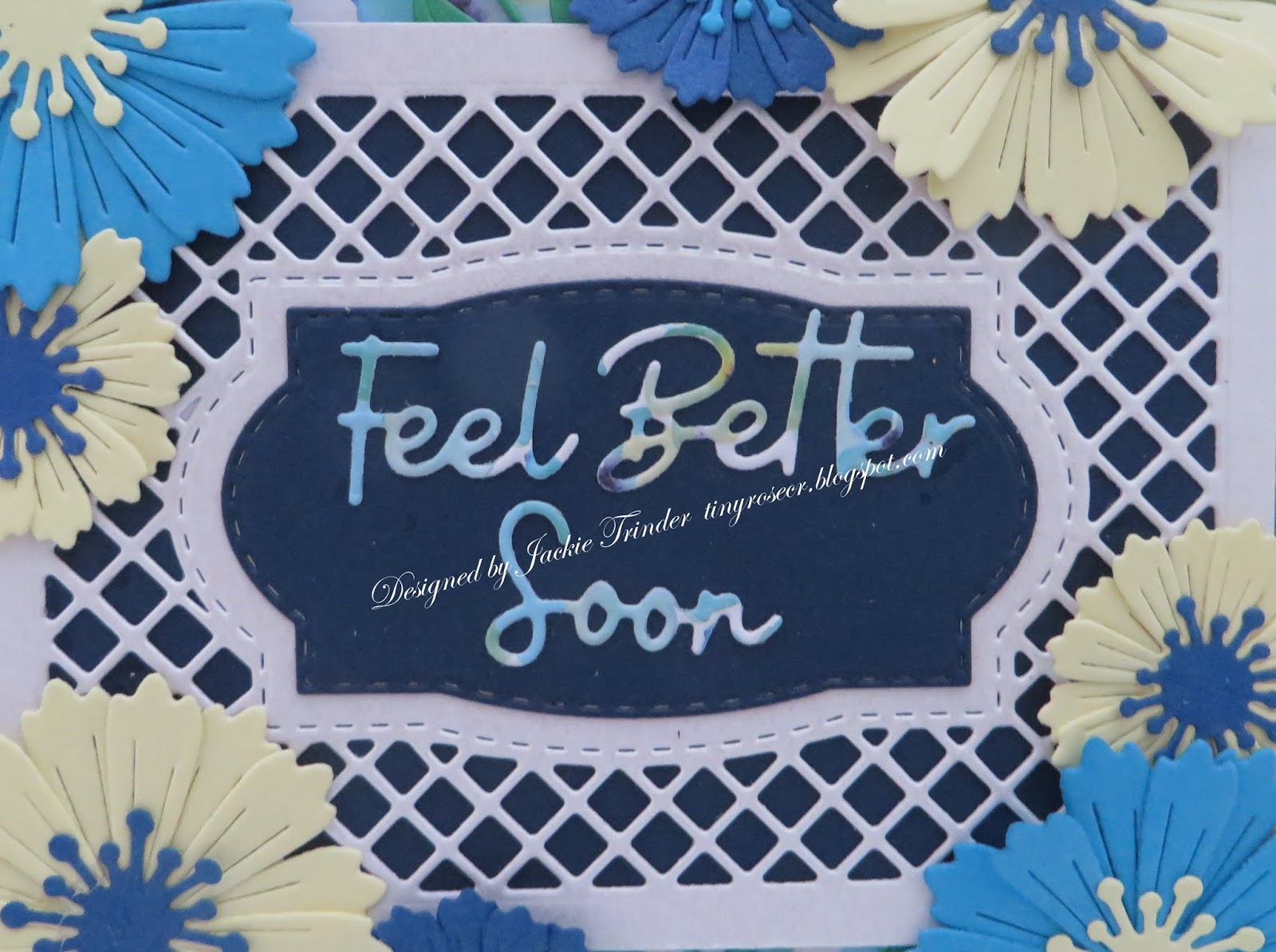 Tinyrose's Craft Room: Floral Feel Better Soon Card