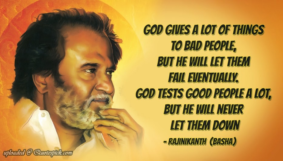 Superstar Rajinikanth: Super Star's Famous Quotes - Dedicated to ...