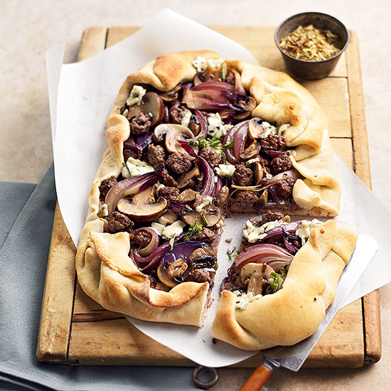 Backyard Patch Herbal Blog: Mushroom Beef and Onion Tart - Monthly ...