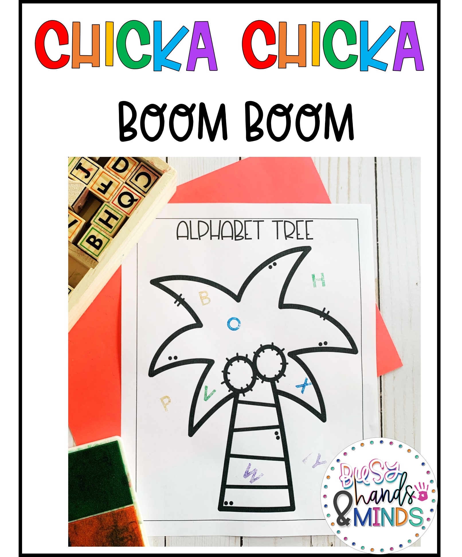 Chicka Chicka Boom Boom Preschool Book Companion | Busy Hands and Minds