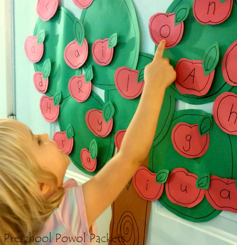 Magnetic Names Apple Picking & Ten Apples Up On Top Activities ...