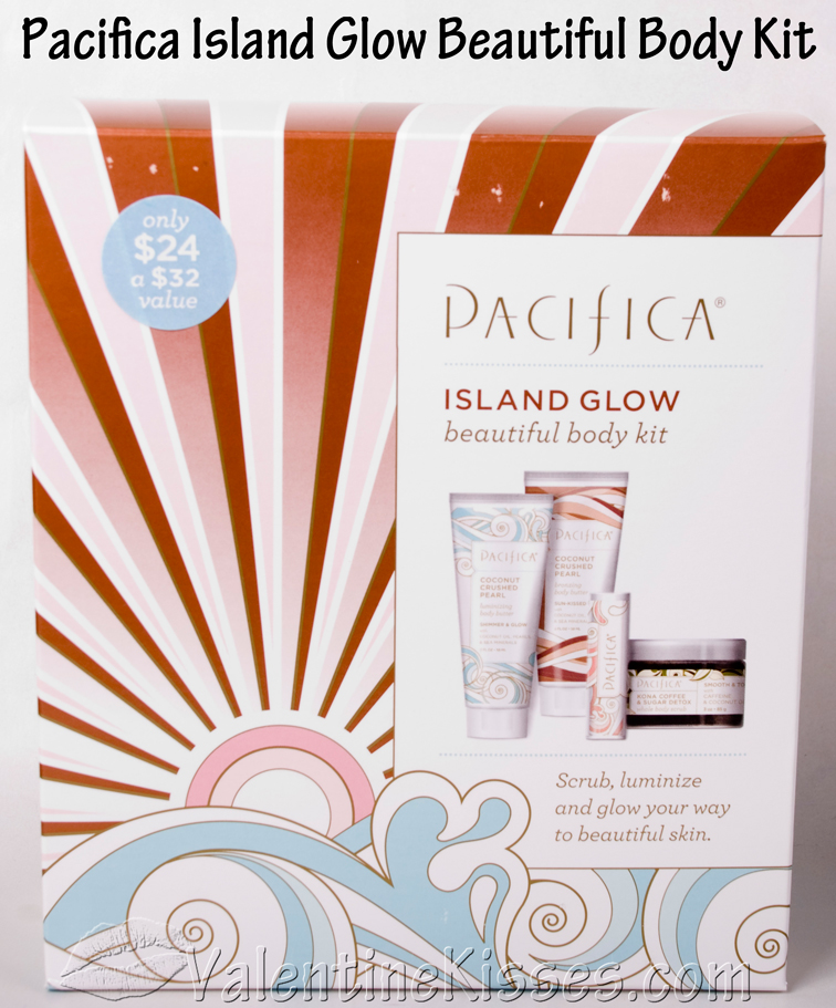 Valentine Kisses: Pacifica Island Glow Beautiful Body Kit - swatches ...