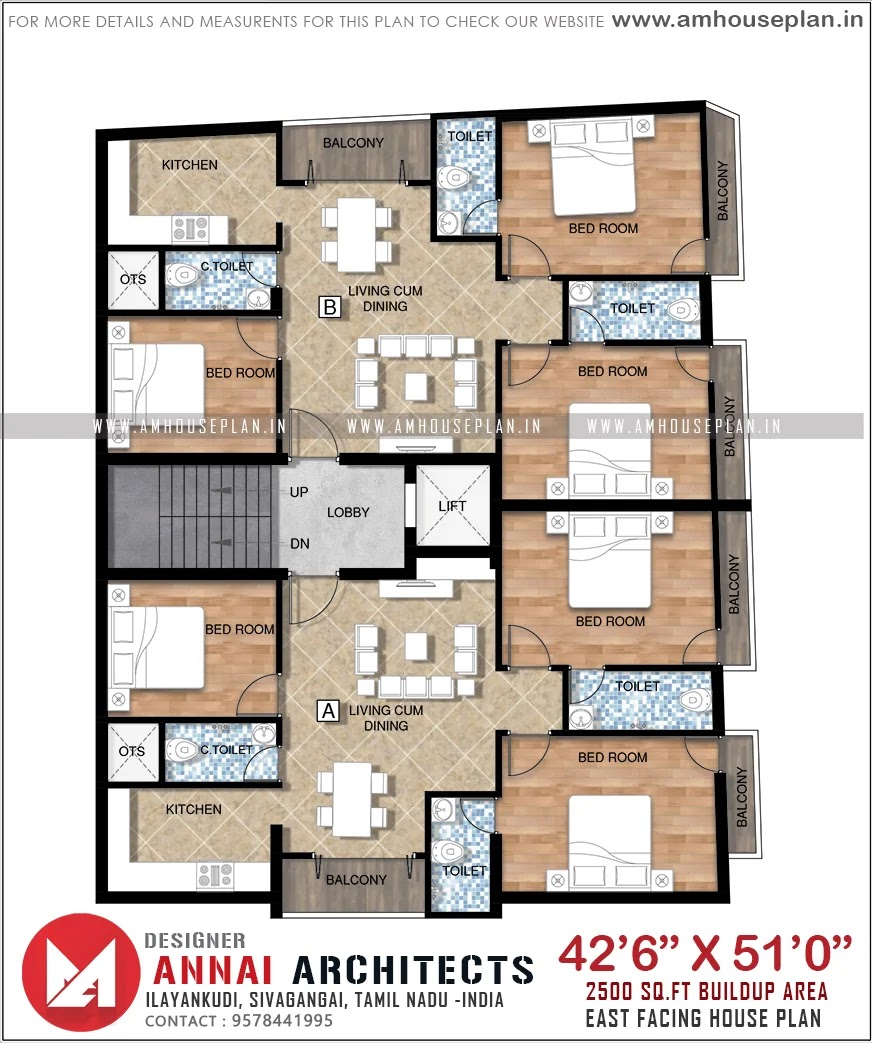 4 Floor Apartment exterior design india