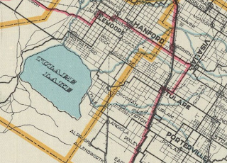 Old US Route 99 through Tipton, Tulare, and Tagus Ranch