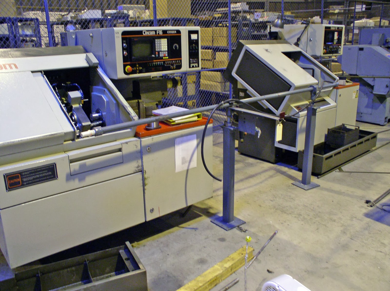 1986 Citizen Cincom F-16 w/ Bar Feed CNC Swiss-Type Automatic Screw ...