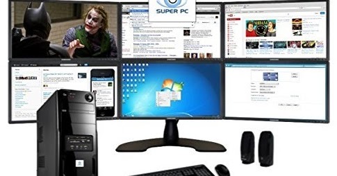 Multi-Monitor Tips and Tricks: SUPER PC | Six Screen Computer and 6 x LED Display Array ...