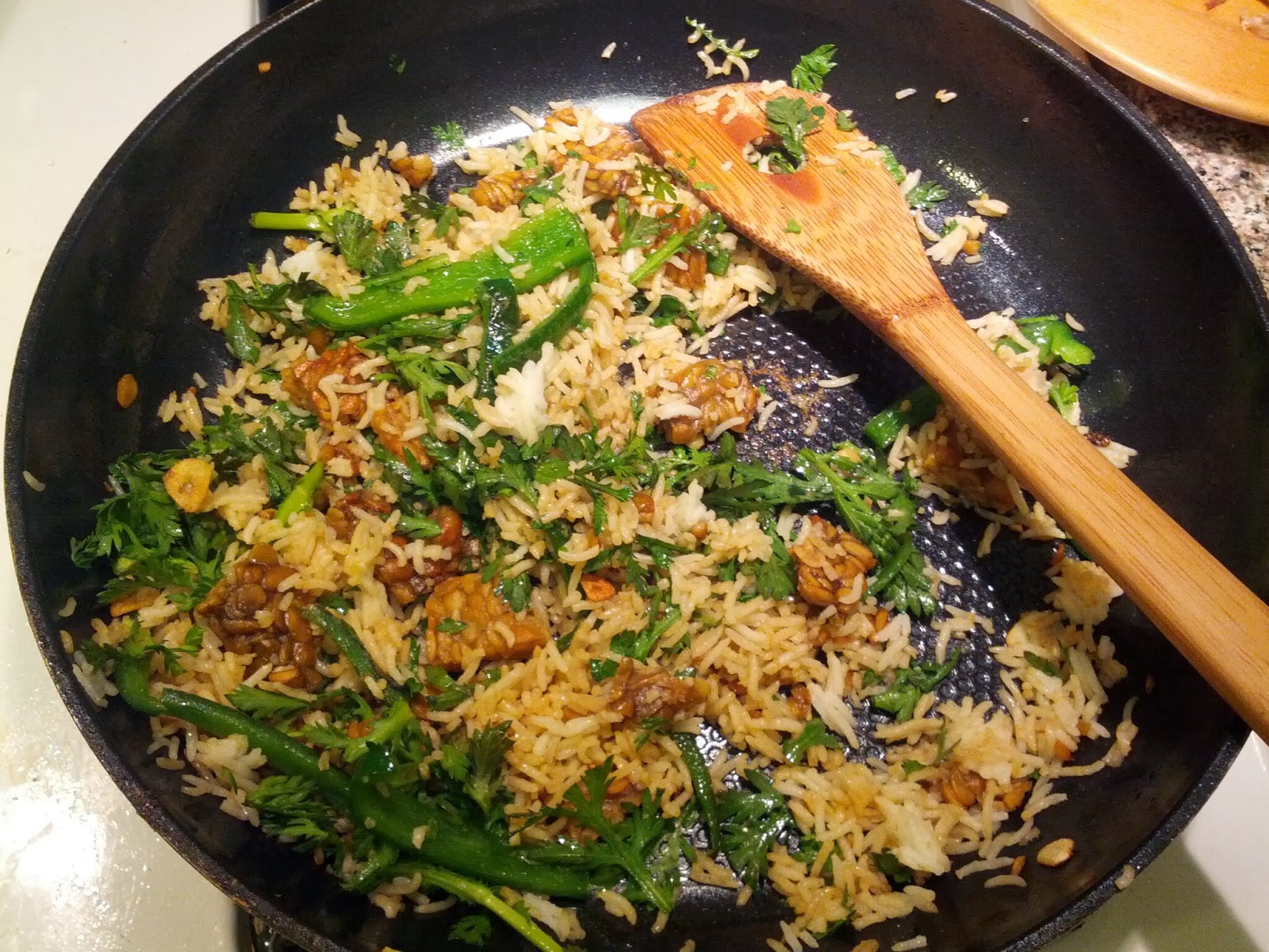 自作自吃: Fried rice log