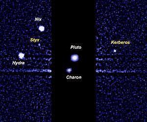 Our Universe: Pluto-Charon binary planetoid system (Kuiper Belt)