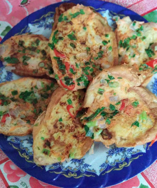 Roti Perancis Telur Bersayur Untuk Sarapan Dan Minum Petang