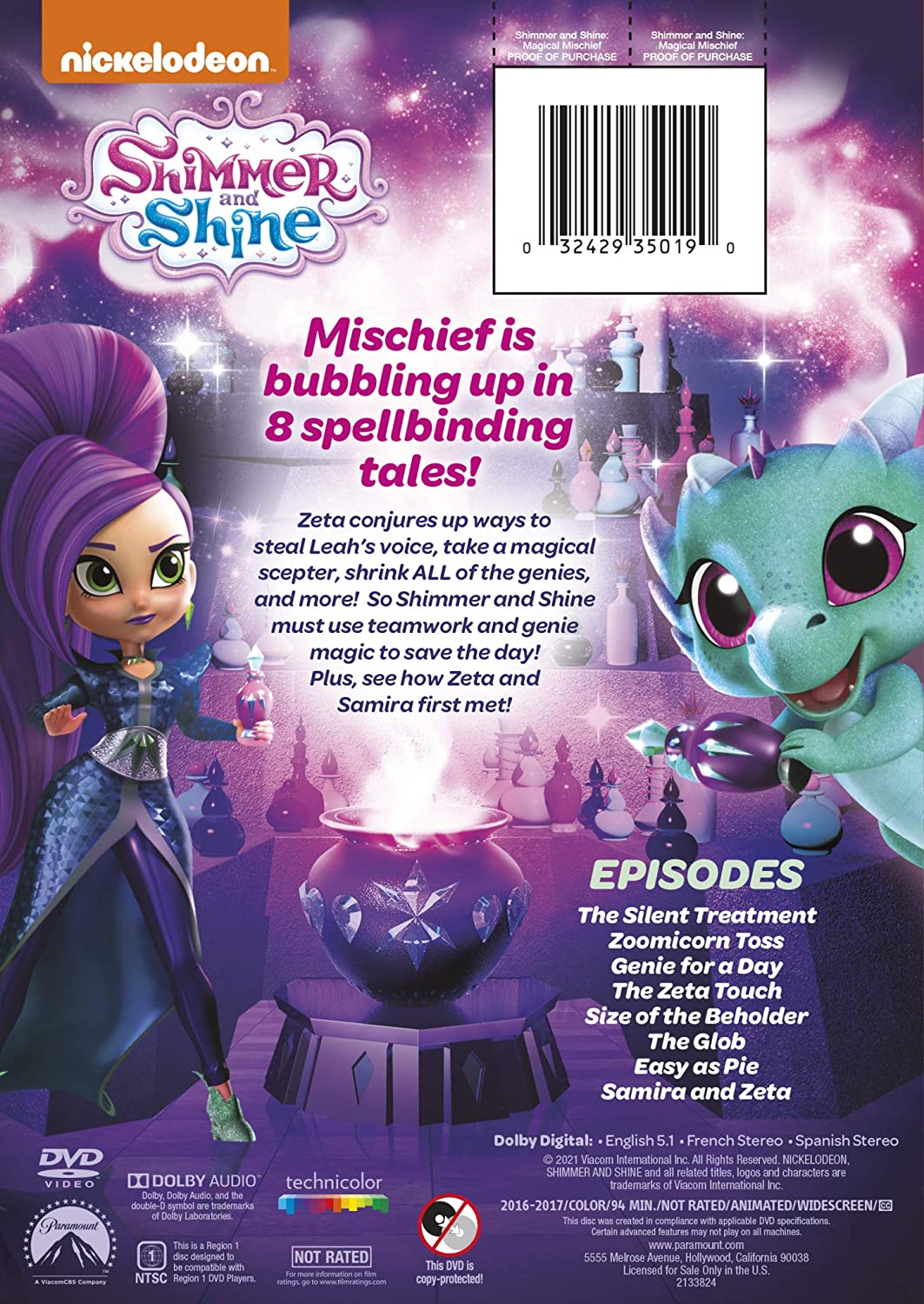 NickALive!: Nickelodeon Releases 'Shimmer and Shine: Magical Mischief ...