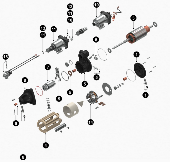 ALTERNATORS-STARTERS: 10479339 DELCO REMY- STARTERS