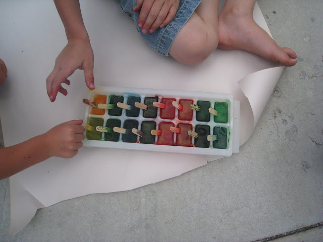 Ice Painting - Teach Beside Me