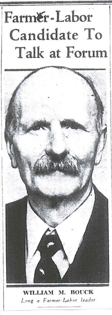 Third Party Second Bananas: Ungovernor, 1936 – William Morley Bouck