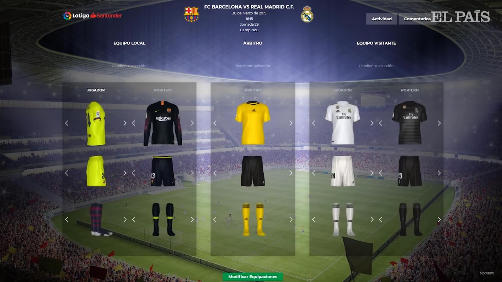 LFP Kit Selector - Here Is How Spanish La Liga Selects The Kits For All ...