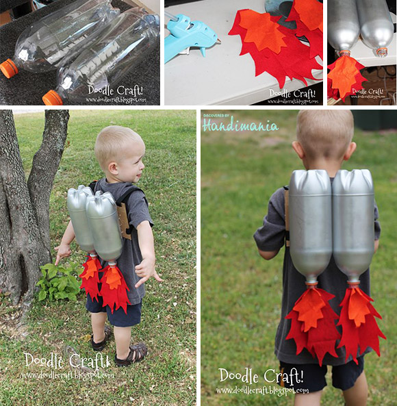 Tía Witty: DIY upcycled jet pack Rocket!