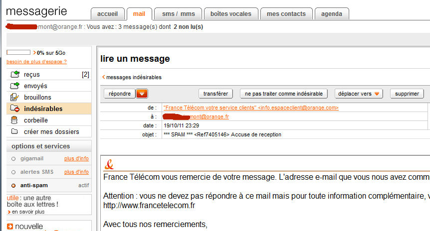 Hotmail boite de reception messagerie - Astucesinformatique