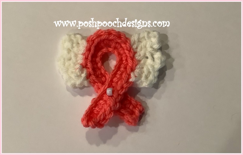 Posh Pooch Designs : Cancer Awareness Ribbon With Wings Crochet Pattern ...