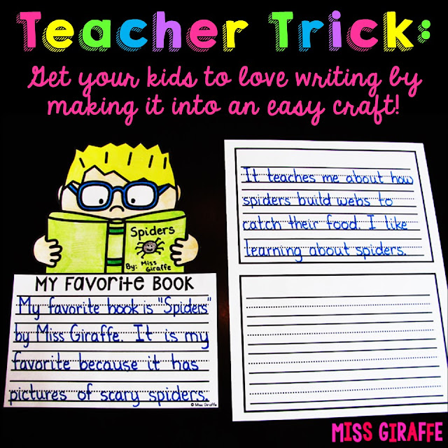 Miss Giraffe's Class: How to Make Writing Fun for 1st Graders