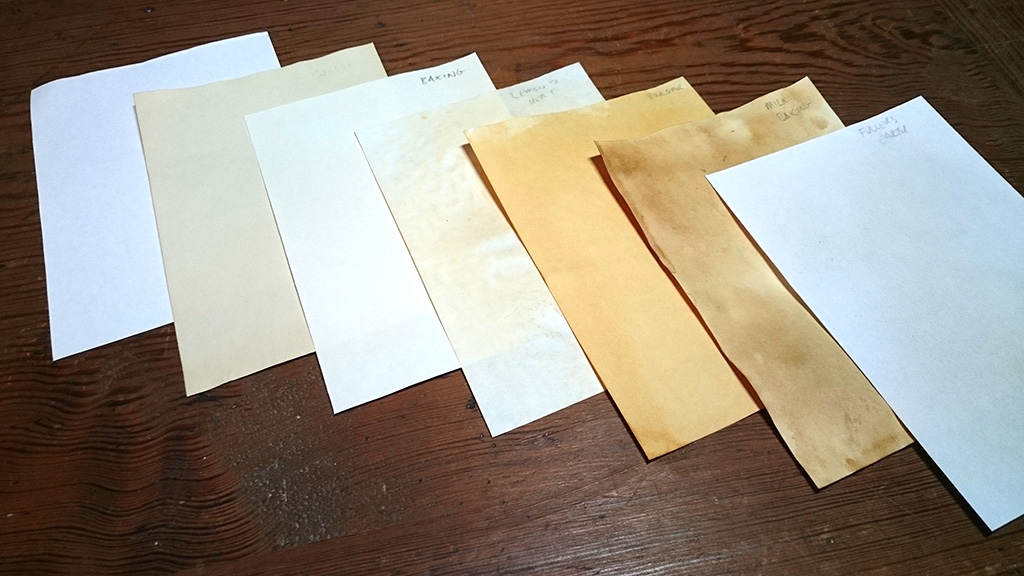 10 Digits: Techniques for Ageing Paper