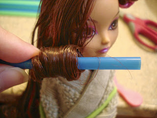 It's a Doll World After All: How to Curl Doll Hair: Briar Beauty Edition