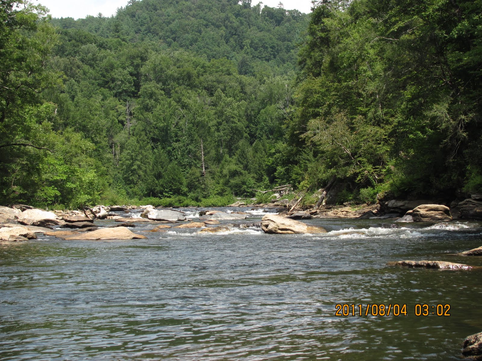 Hiking--Canoeing--Backpacking--Camping--Living: Lake Tugalo August 4,2011