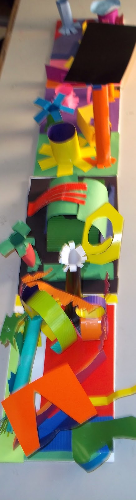 Monument Valley Regional Middle School Art Class: Paper Sculptures 5th ...