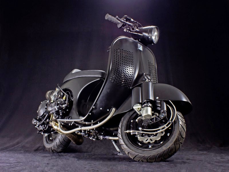 CUSTOM VESPA PS 240 - RocketGarage - Cafe Racer Magazine